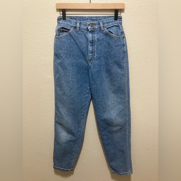 Lee | Jeans | Vintage Lee Tapered Leg Jeans Size Vintage Modern 4 Blue ...